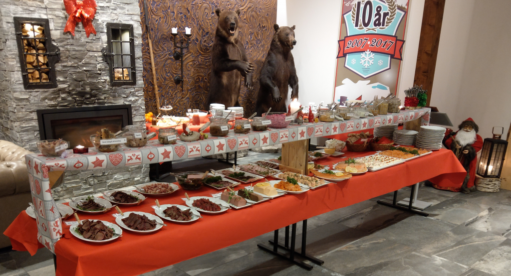 Christmas buffet Swedish style - Adventure Sweden